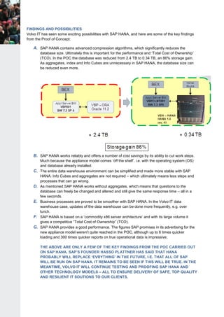 Sap hana poc volvo it | PDF | Databases | Computer Software and ...