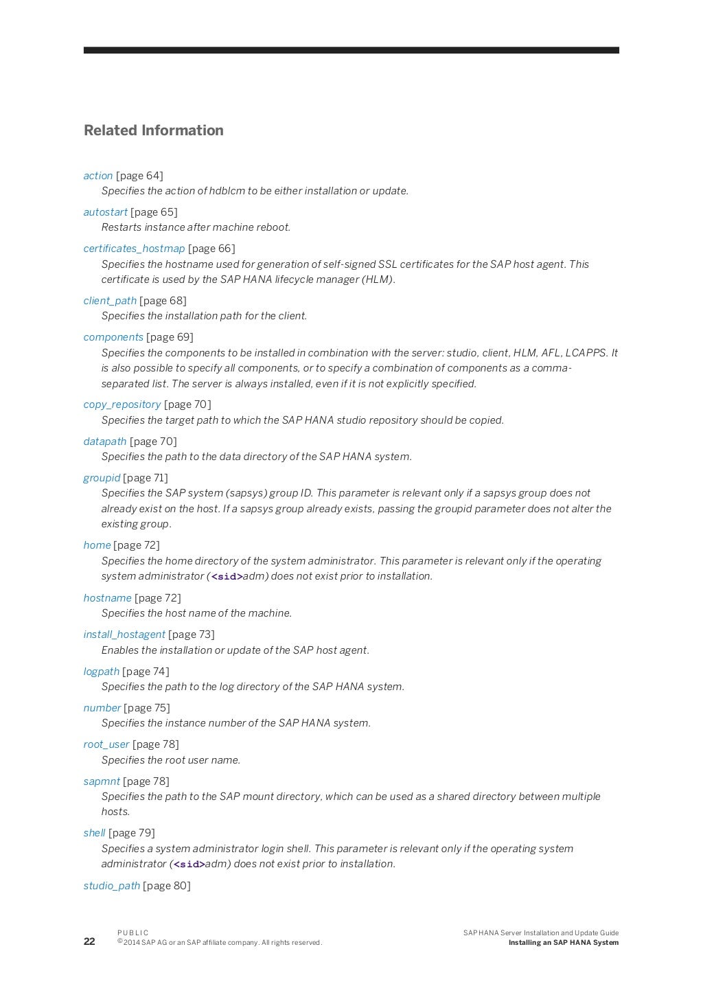 Sap hana server installation guide