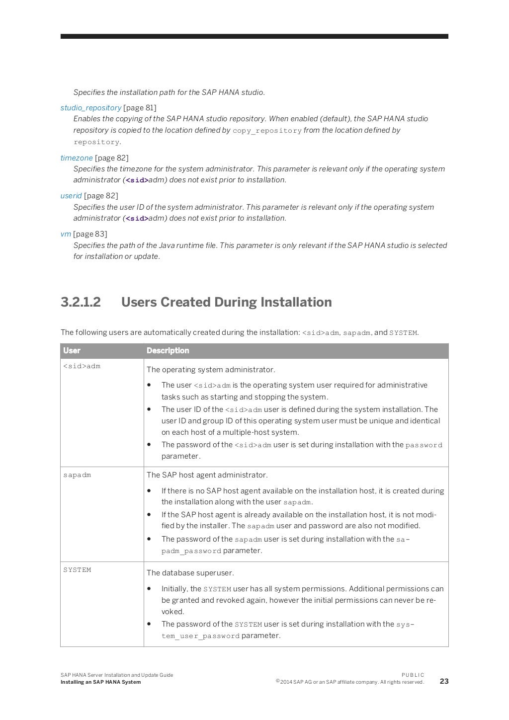 Sap hana server installation guide