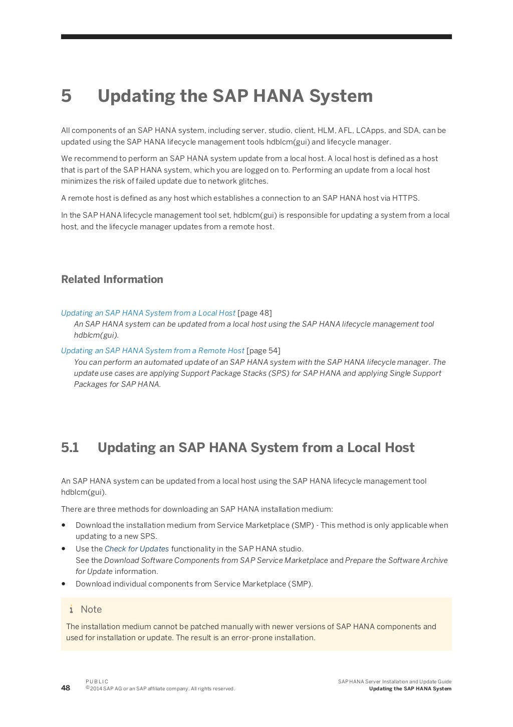 Sap hana server installation guide