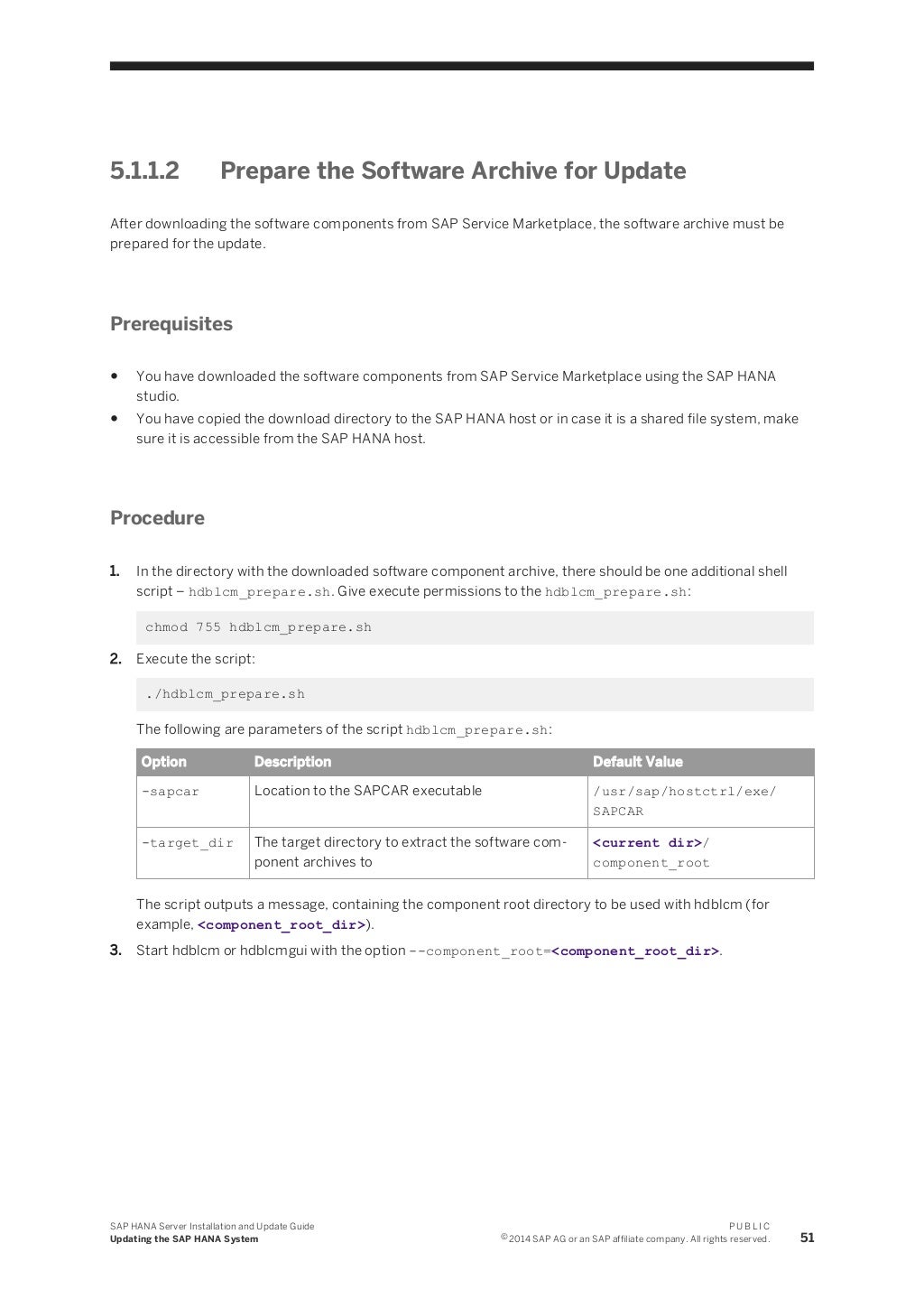 Sap hana server installation guide