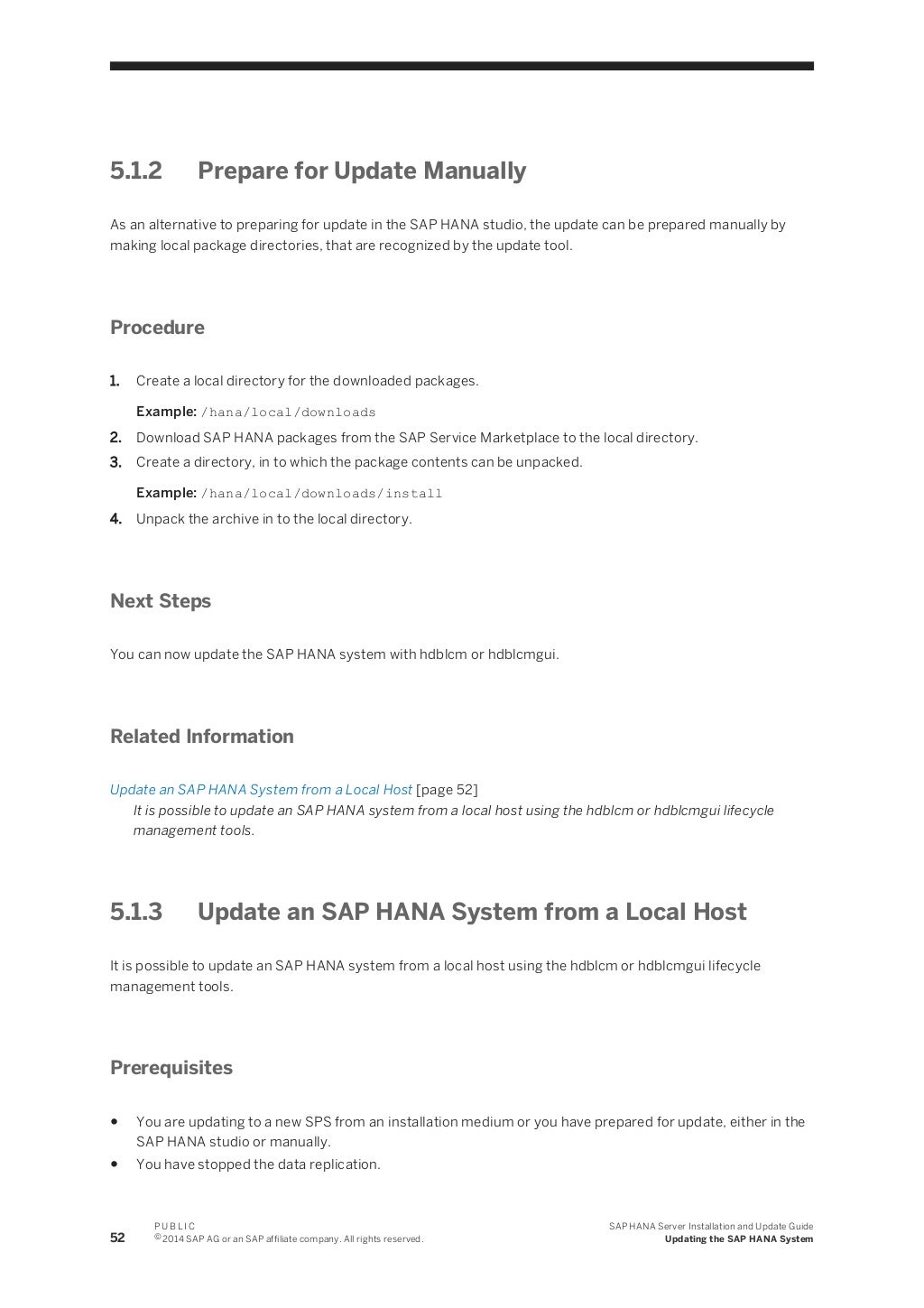 Sap hana server installation guide
