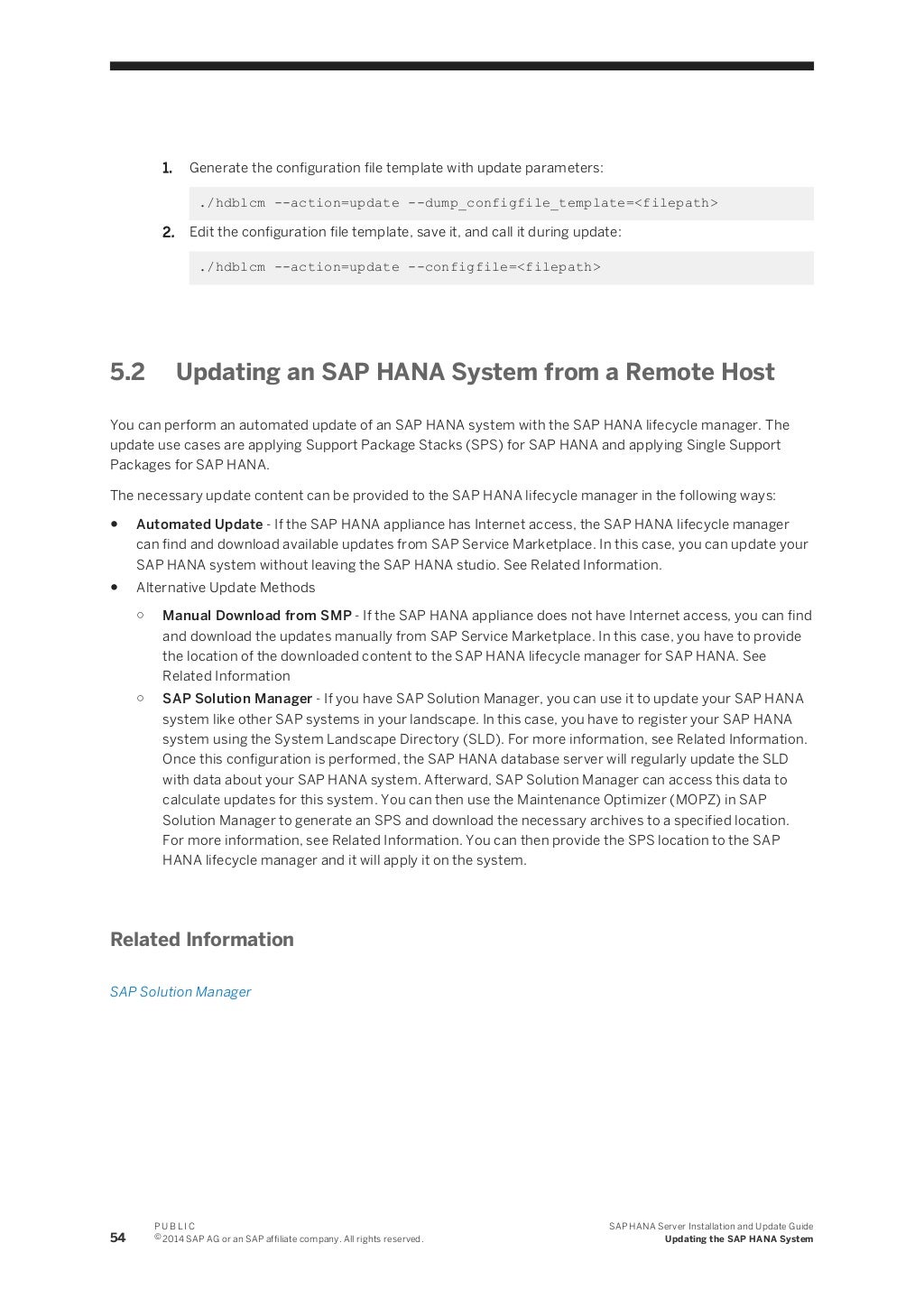 Sap hana server installation guide