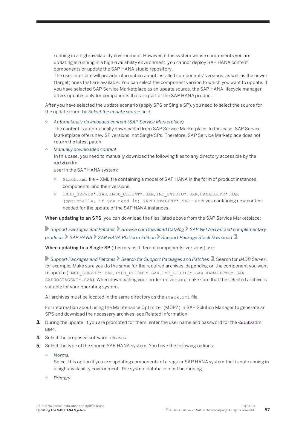 Sap hana server installation guide