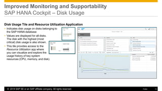 SAP HANA SPS09- Administration Monitoring | PDF