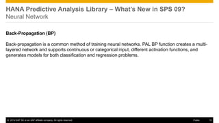 SAP HANA SPS09 - Predictive Analysis Library | PDF