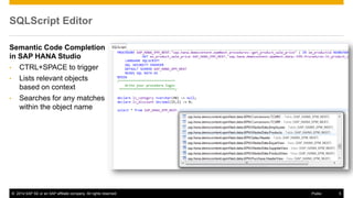 SAP HANA SPS09 - SQLScript | PDF | Web Development | Internet