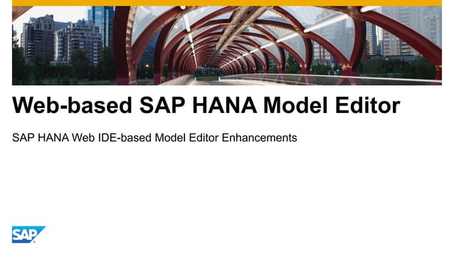 SAP HANA SPS10- SAP HANA Modeling | PPT