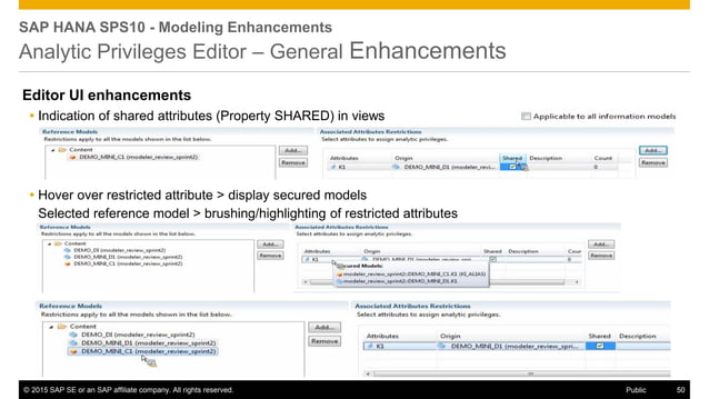SAP HANA SPS10- SAP HANA Modeling | PPT