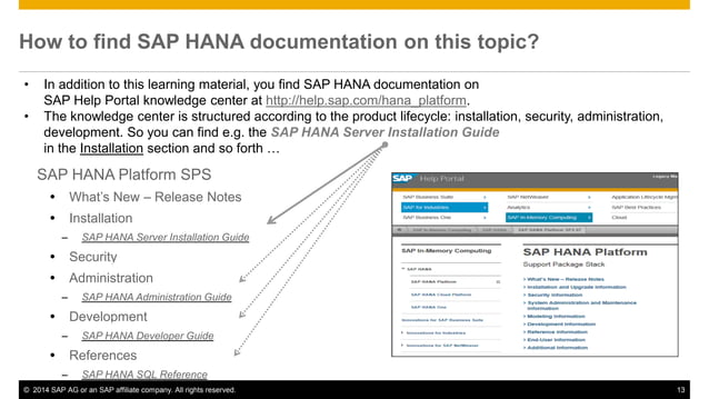 SAP HANA SPS10- SQLScript | PPT | Free Download