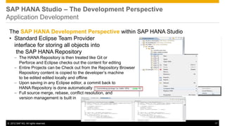 Sap hana studio_overview | PDF