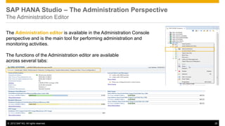 Sap hana studio_overview | PDF
