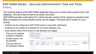 Sap hana studio_overview | PDF