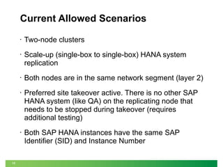 SAP HANA System Replication with SLES for SAP | ODP