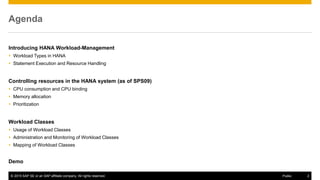 SAP HANA SPS10- Workload Management | PDF