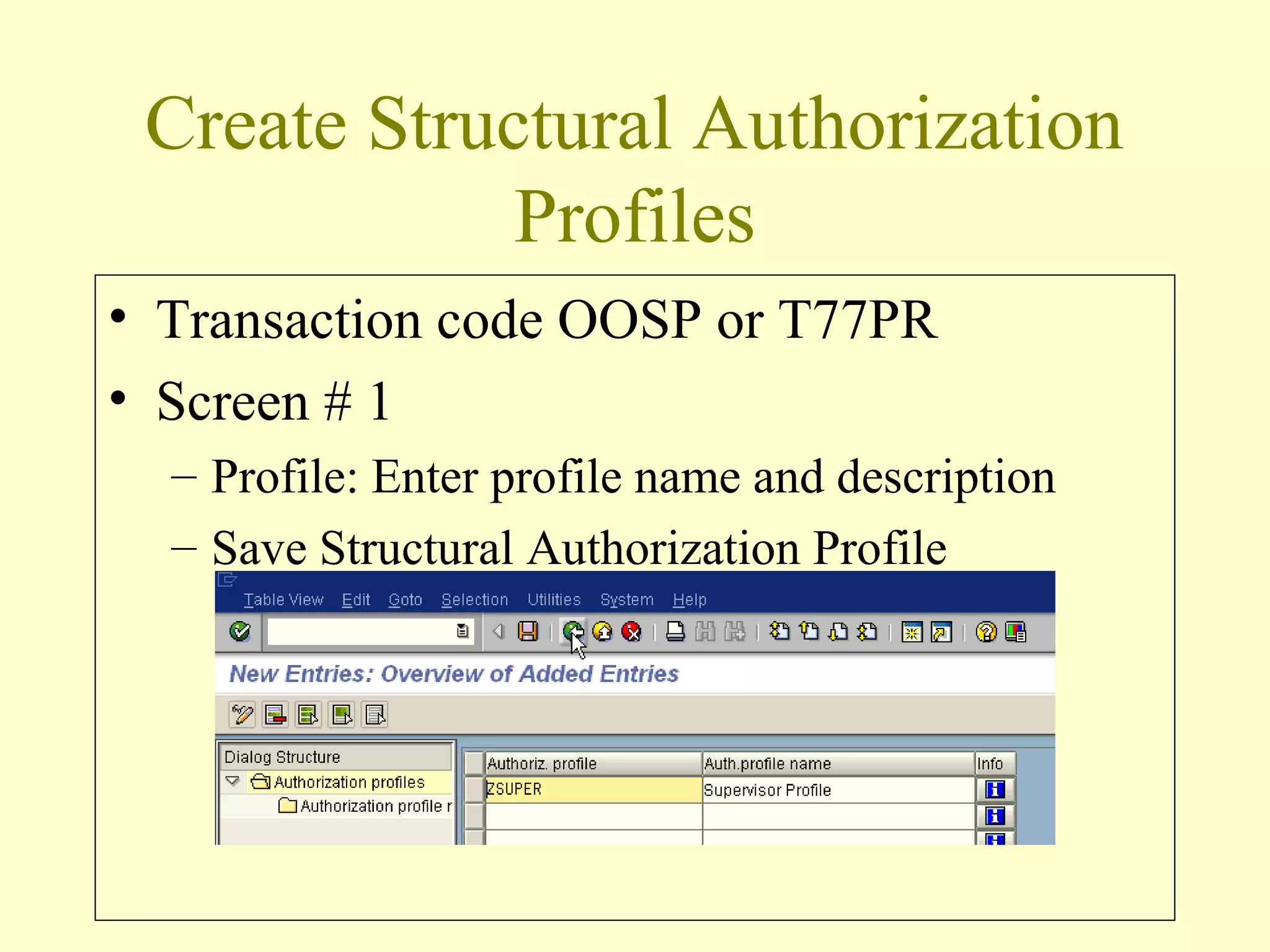 SAP HCM Structural Authorization Overview Presentation | PPT