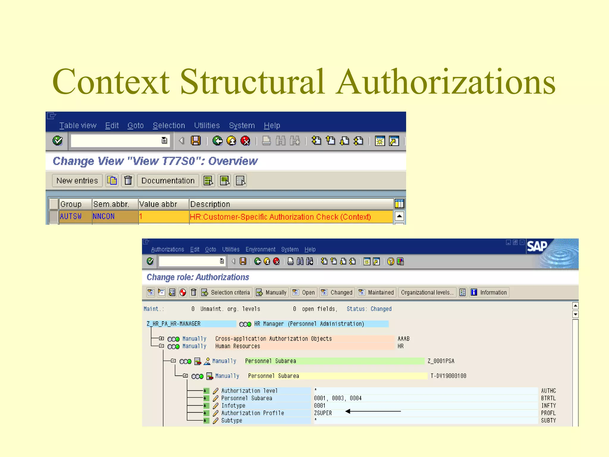 SAP HCM Structural Authorization Overview Presentation | PPT