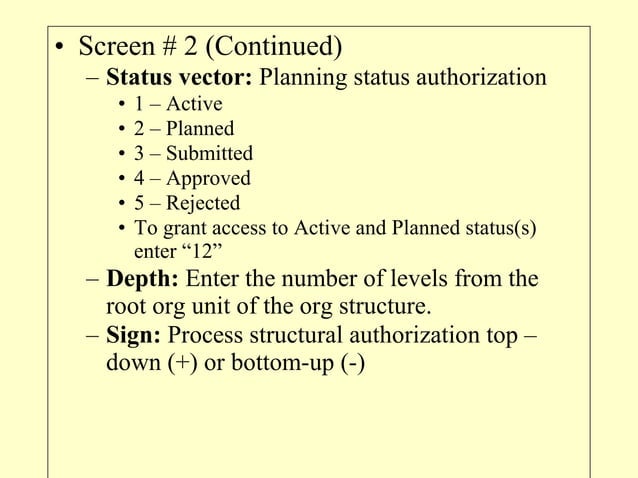 Sap Hcm Structural Authorization Overview Presentation Ppt