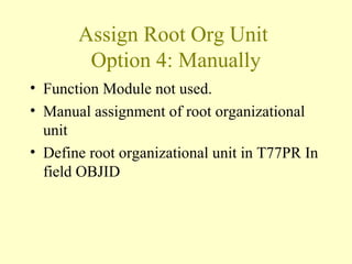 SAP HCM Structural Authorization Overview Presentation | PPT