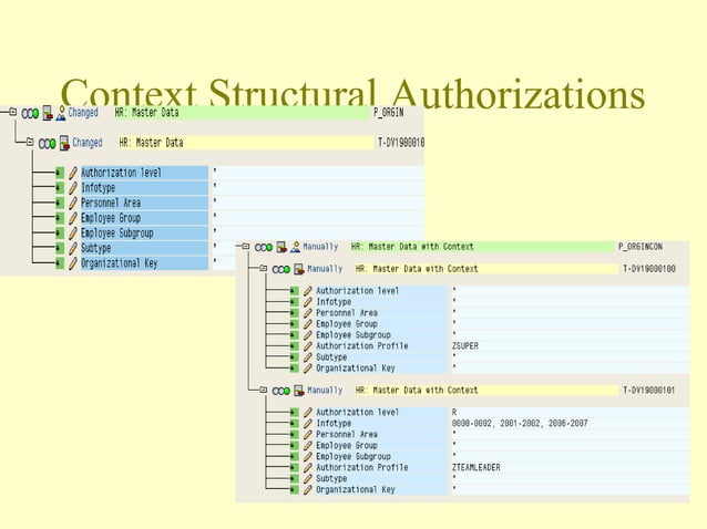 Sap Hcm Structural Authorization Overview Presentation Ppt