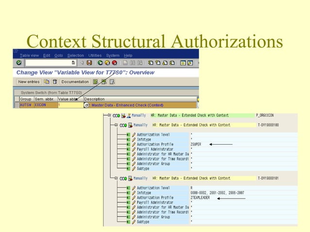 Sap Hcm Structural Authorization Overview Presentation Ppt
