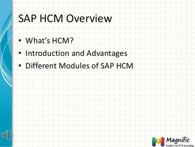 Sap hcm training get sap hcm module certification online training