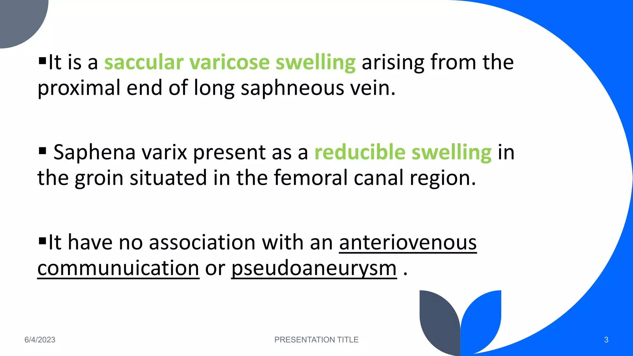 SAPHENA VARIX 3.0.pptx