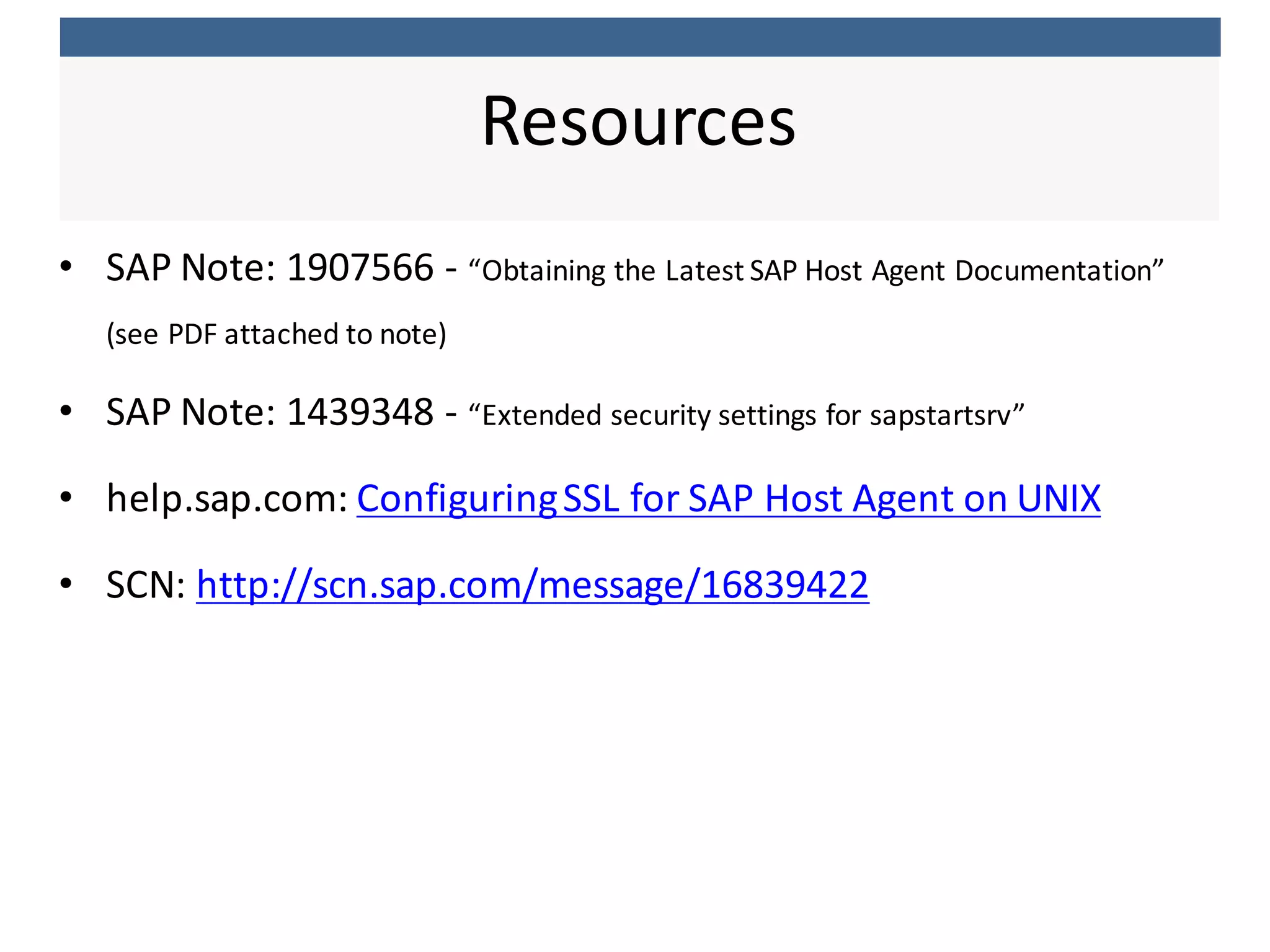 SAP Host Agent x509 authentication | PDF