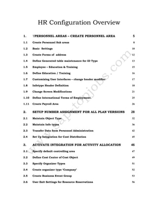 Sap hr | PDF