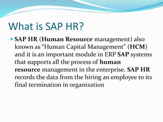 SAP HR Training in Chennai | PPT