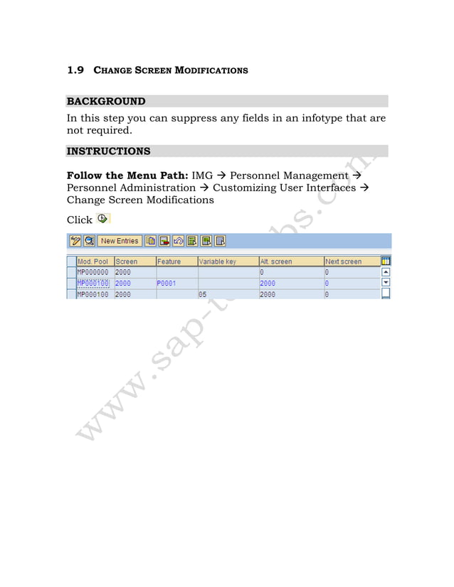 SAP HR Configuration Guide | PDF
