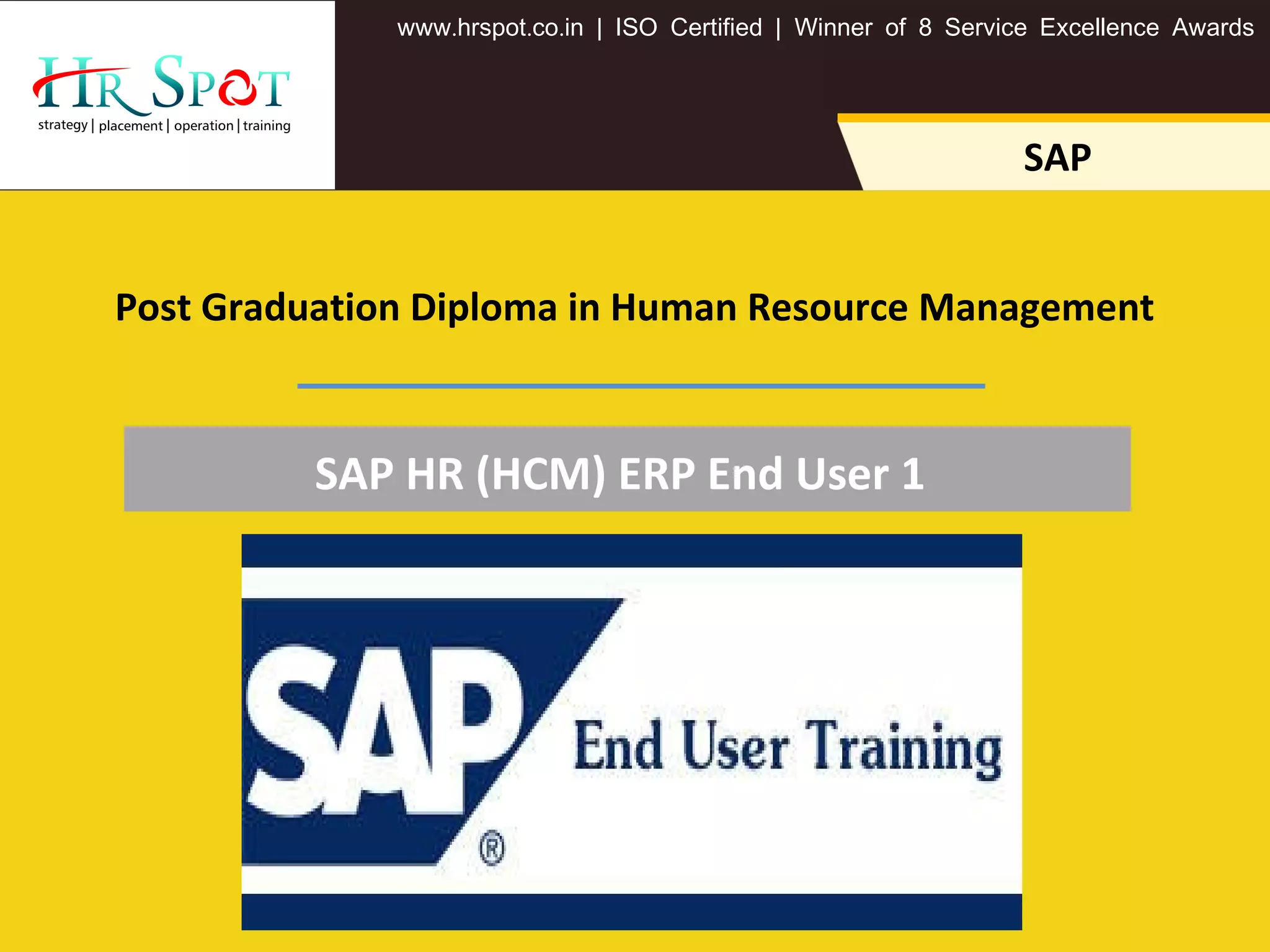 Sap hr (hcm) end user | PPT
