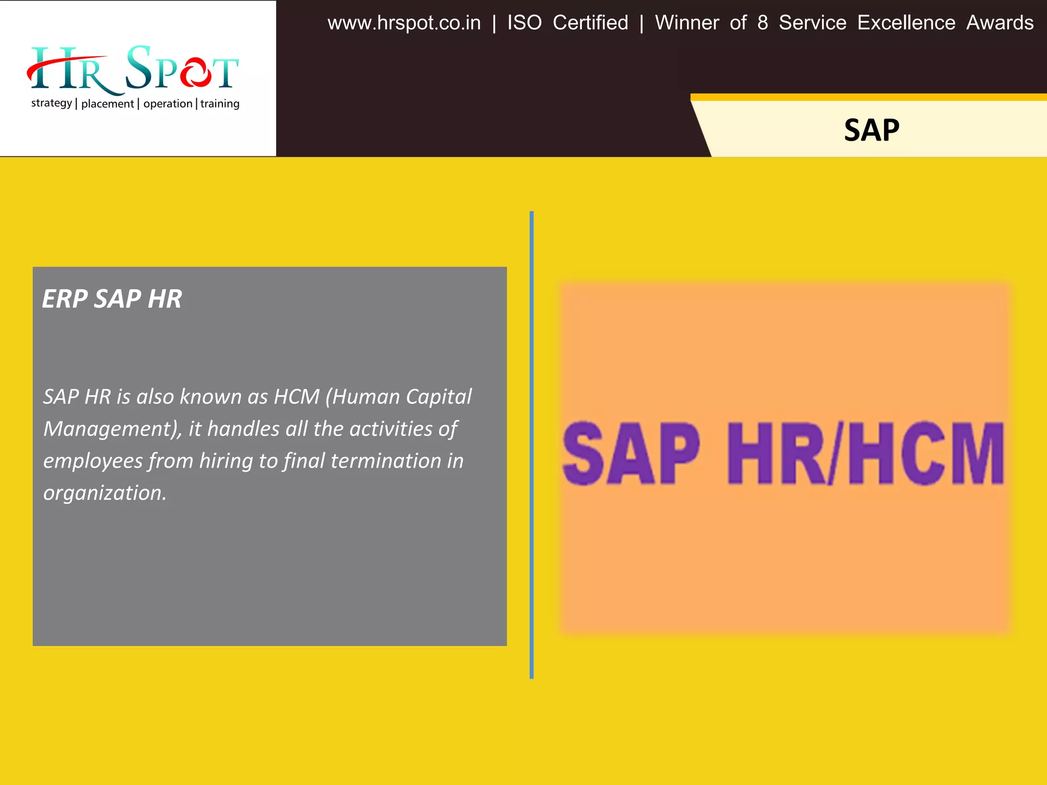 Sap hr (hcm) end user | PPT