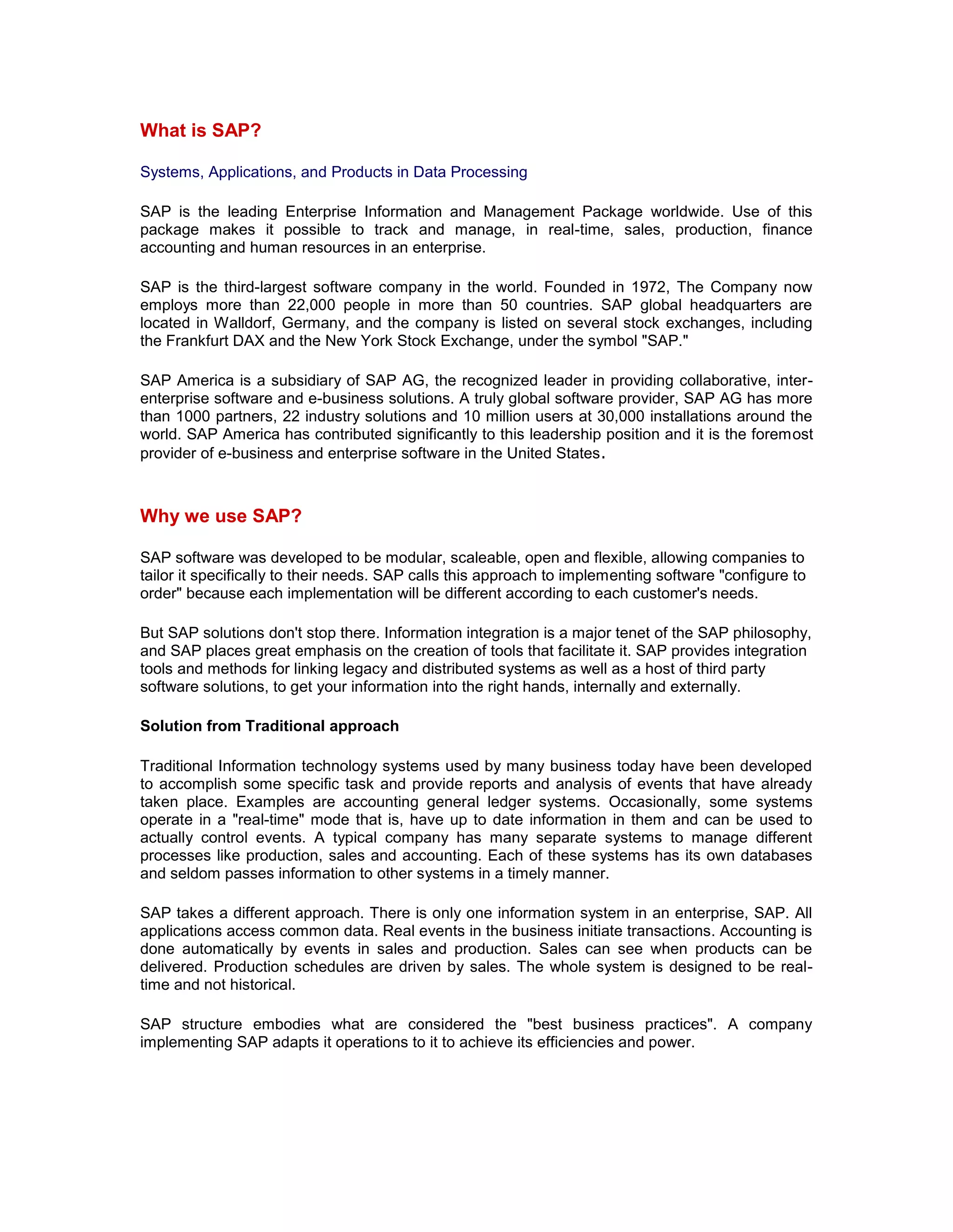 Sap hr material_for_use_in_initial_stages_of_training | PDF