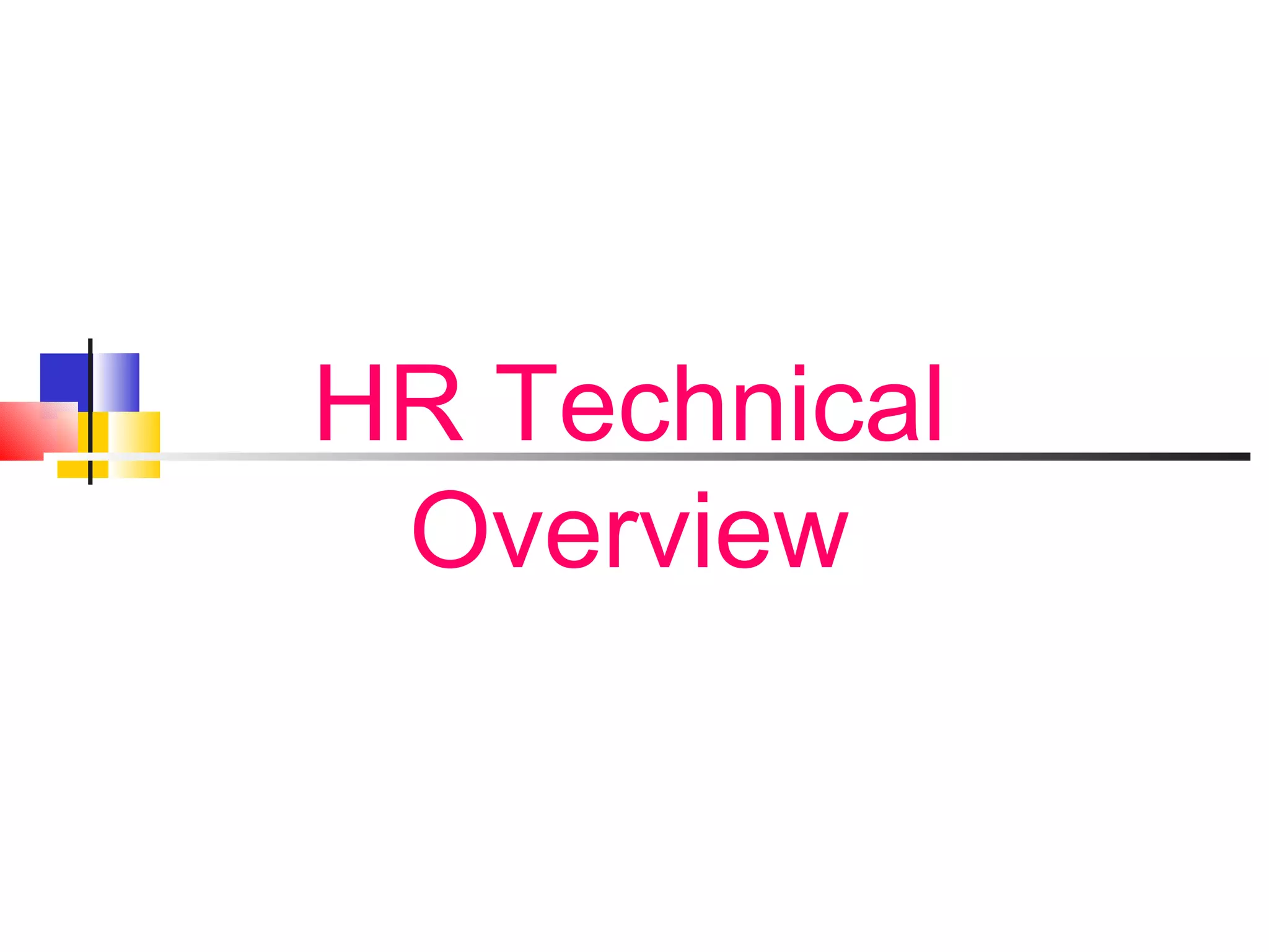 Sap hr overview 58 slides | PPT