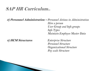 Sap hr training demo | PPTX | Human Resources | Business