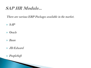 Sap hr training demo | PPTX | Human Resources | Business