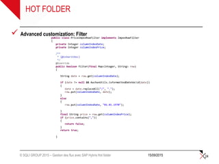 SAP hybris hot folder | PDF