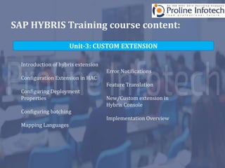 Sap hybris training | PPT