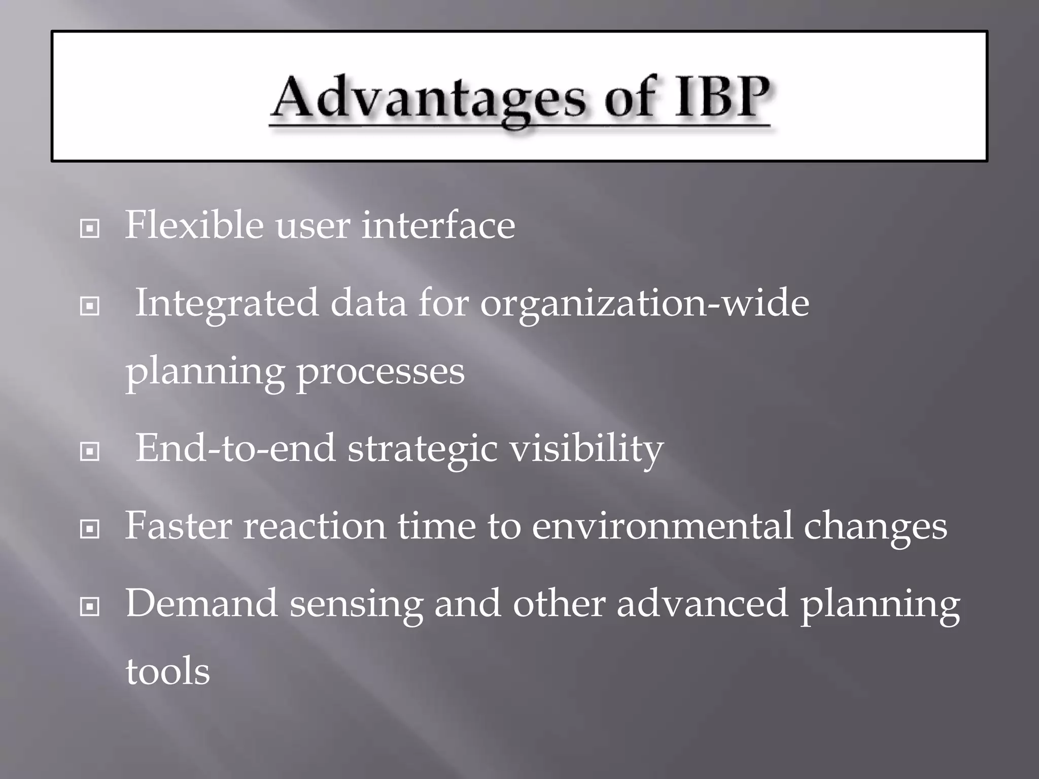 Sap ibp online training | PPTX