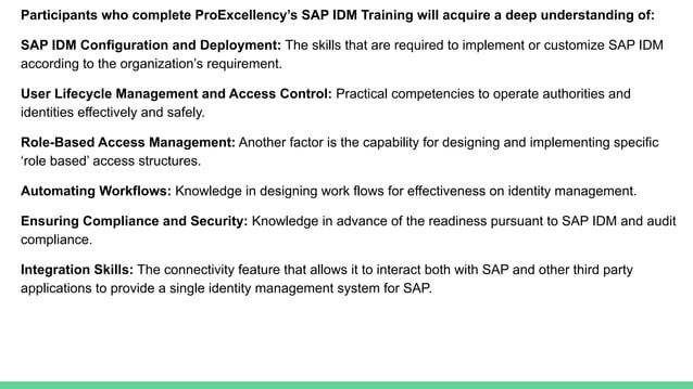 Mastering SAP Identity Management (IDM) with ProExcellency: Essential ...