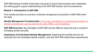 Mastering SAP Identity Management (IDM) with ProExcellency: Essential Skills for Secure Access ...