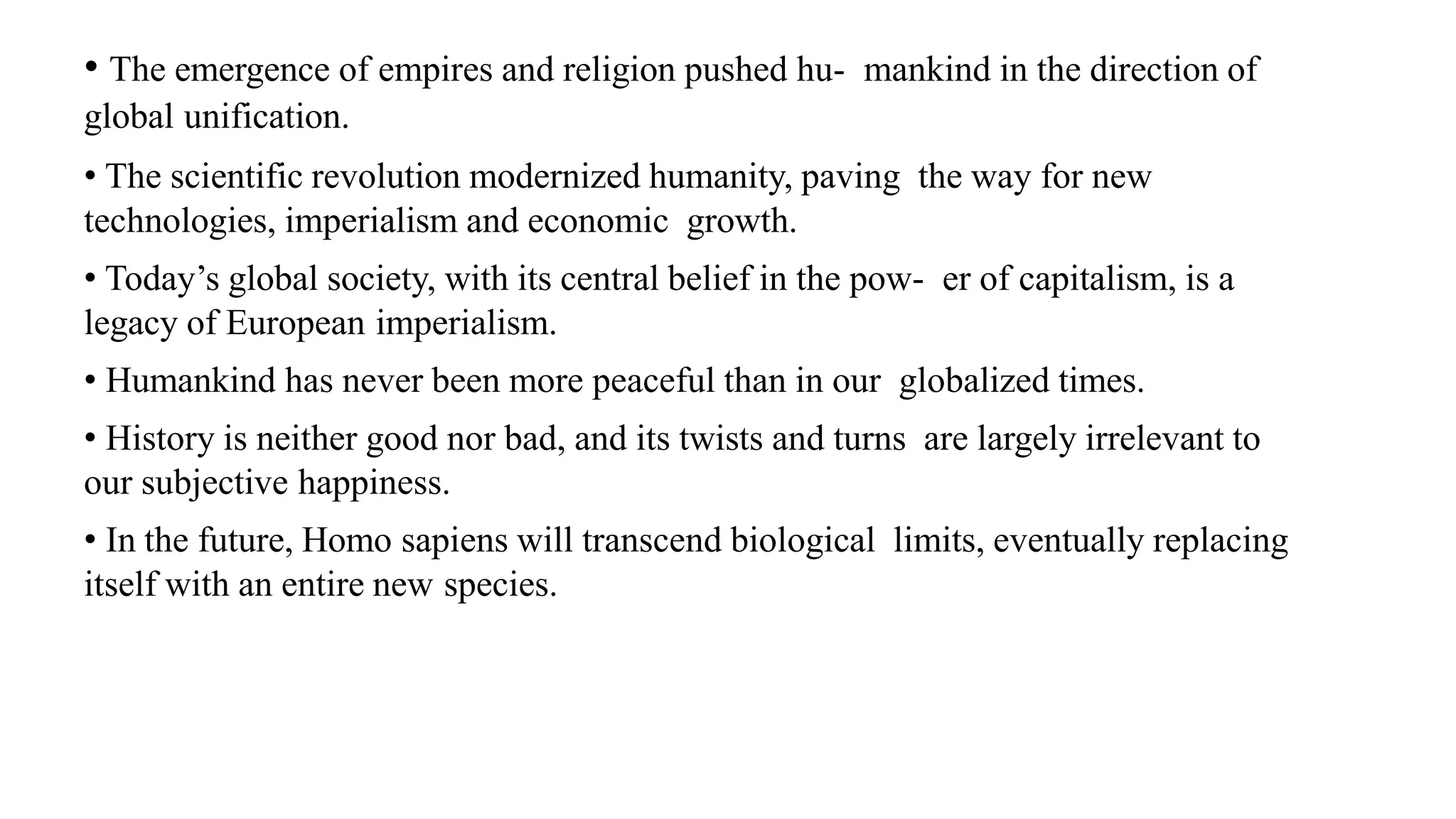 Sapiens book review | PPTX