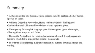 Sapiens book review | PPTX