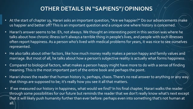 Sapiens book review | PDF
