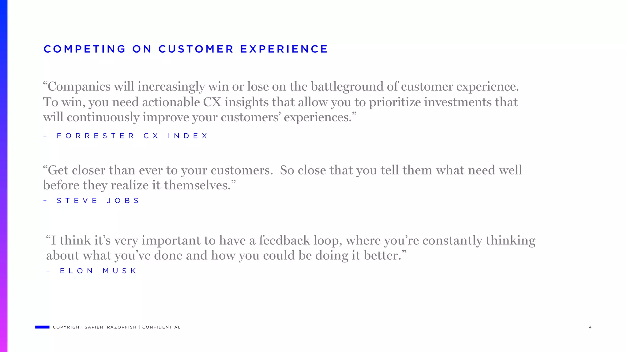 SapientRazorfish: "Return on Experience"(RoX) Overview | PPT