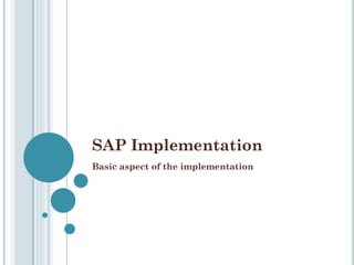 Sap implementation | PDF
