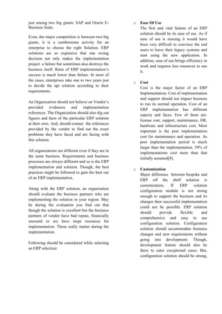 ERP implementation A Complete Guide | PDF