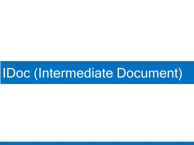 SAP Inbound IDoc.pptx | Operating Systems | Computer Software and Applications