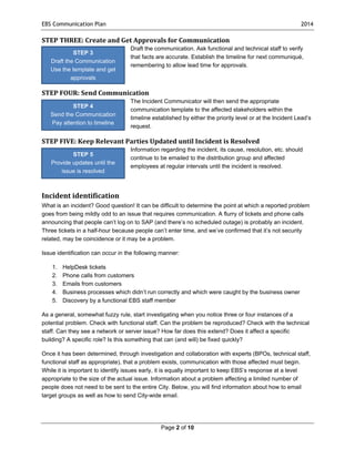 Sap incident communication plan | PDF